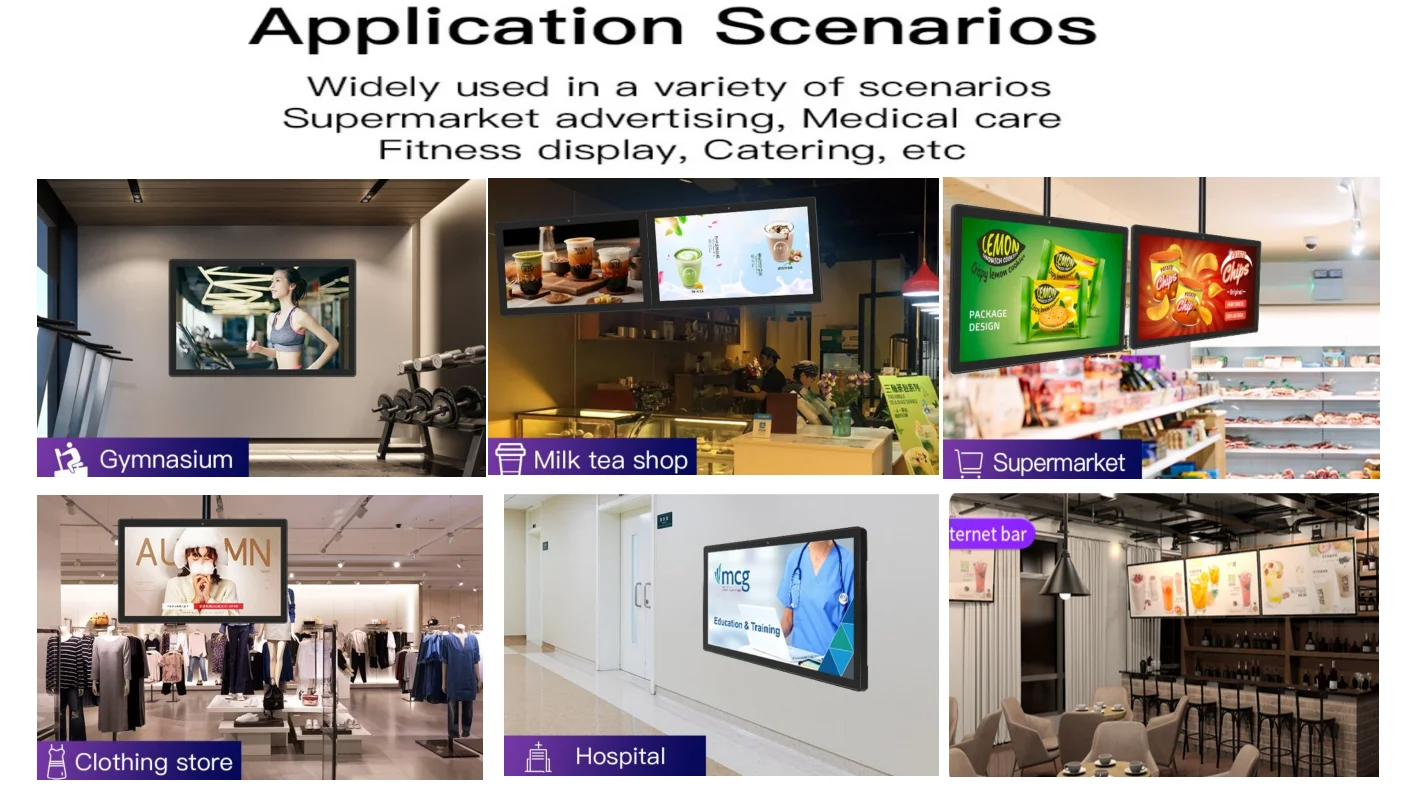 43 Inch Commercial LCD Display - Touchscreen & Brightness