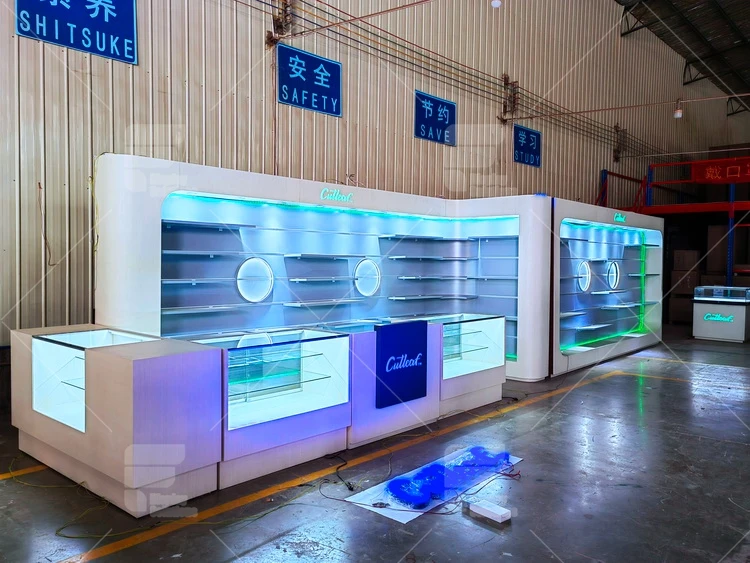 Tobacco Shop Display Furniture Hookah Showcase Smoke Shop Display ...