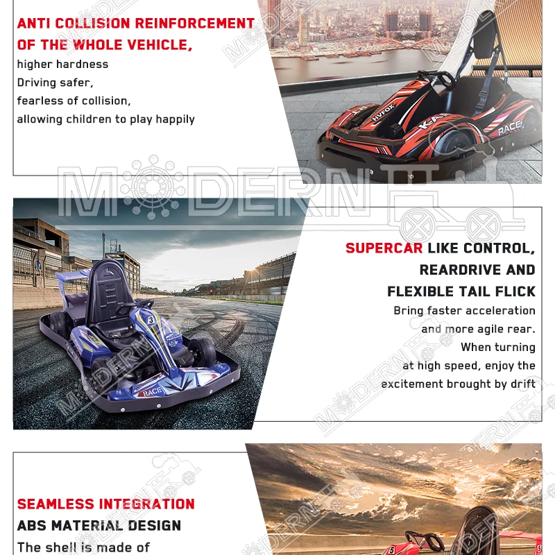 Modern Rides Kids Attraction Crazy Amusement Children Electric Single ...