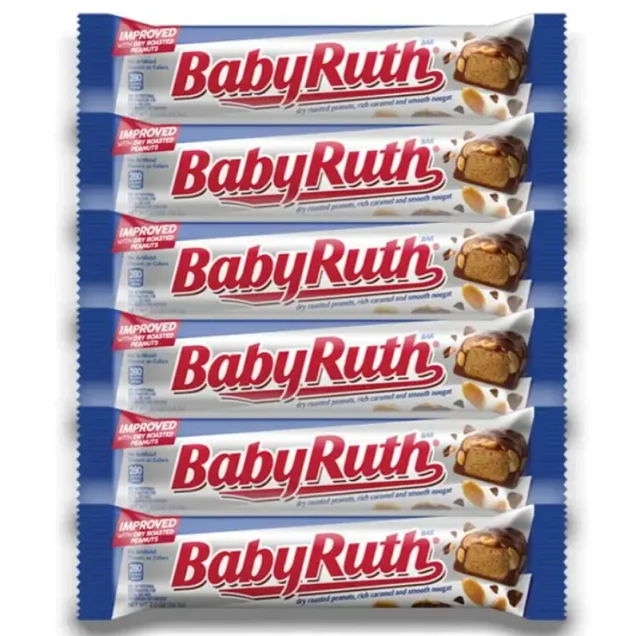 Baby Ruth American Chocolate Bars / Baby Ruth Chocolate Bars Fun Size ...