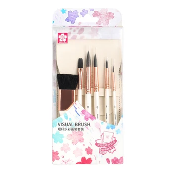 Sakura Vbrups01 Sakura Visual-series Watercolor Brush Paint Brush High Quality Flat Head Round ...