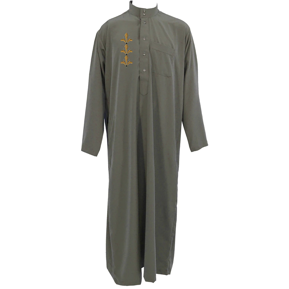 Traditional Mens Muslim Dress Dubai Wholesale Arabic Thobes High ...