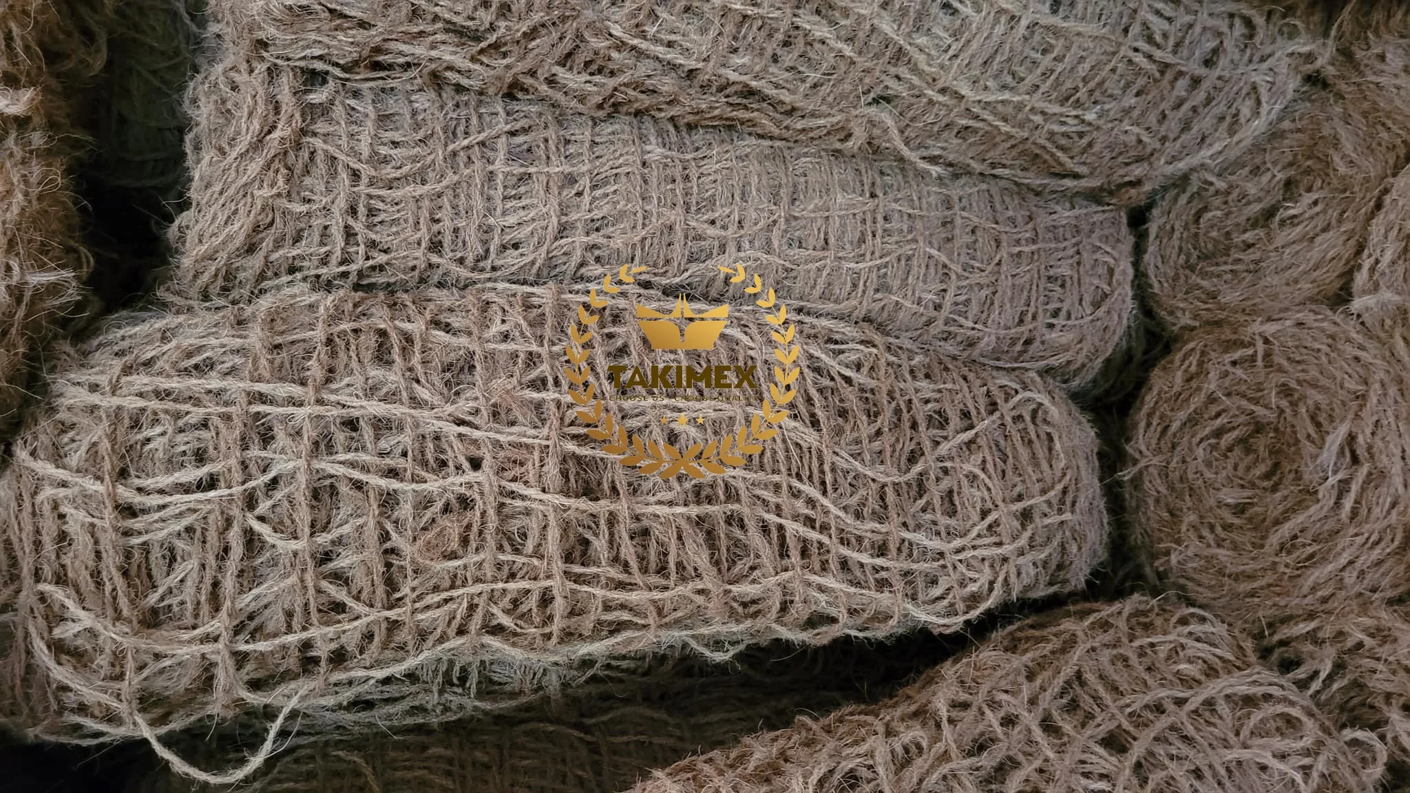 400g/m2 Rolled Erosion Control Coir Net 2x25m Customized Size Strong ...