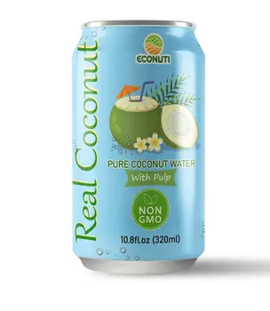 Coconut Water Original Flavor Packed In Slim Can 250ml Vietnam Beverage ...