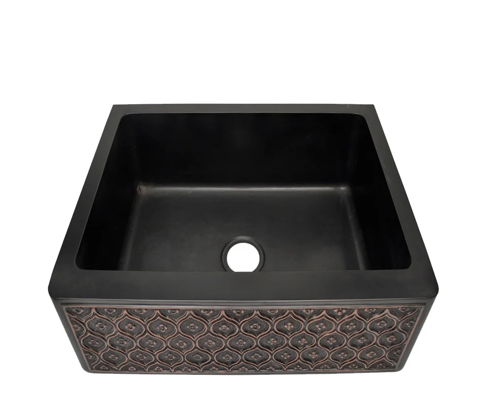 Ogee Pattern Copper Kitchen Hammered Farmhouse Sinks Top Quality ...