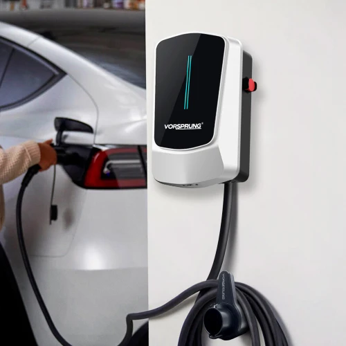 Vorsprung Smart Wall Box Tethered 32a 7.4kw 5m - White Pen Protection ...