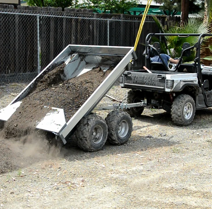 Wholesale Price Good Quality Utility Quad Trailer 250cc Farm Trailer ...