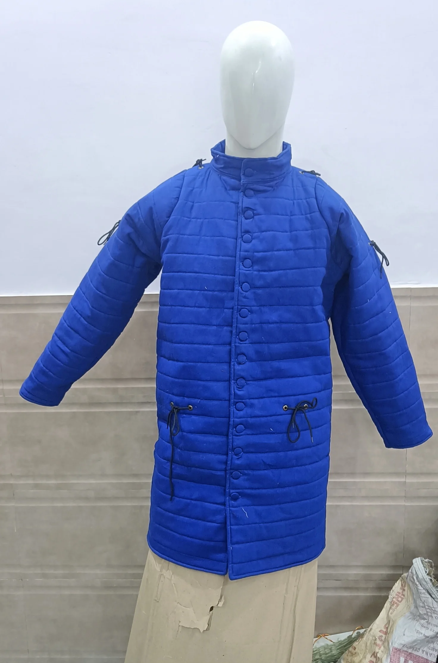 Padded Gambeson Costume Jacket Viking Medieval Warrior Cosplay Hunter ...