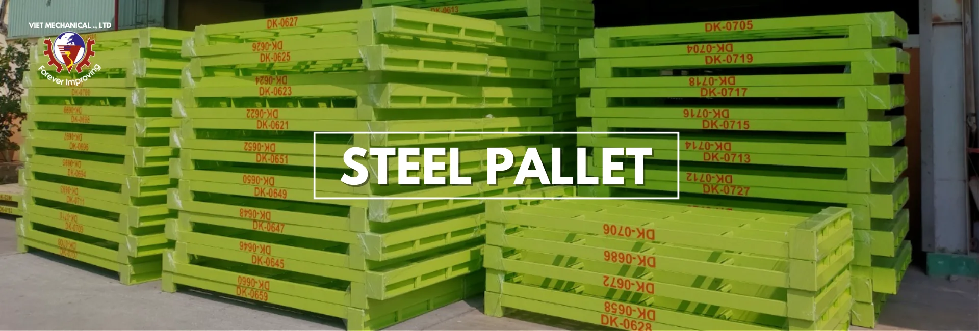 Heavy-duty Multi-level Stacking Racking System Light Steel Metal Pallet ...