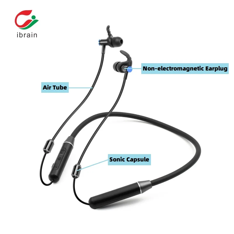 Wireless Earphone EMF Radiation Shielding Air Tube Headphone