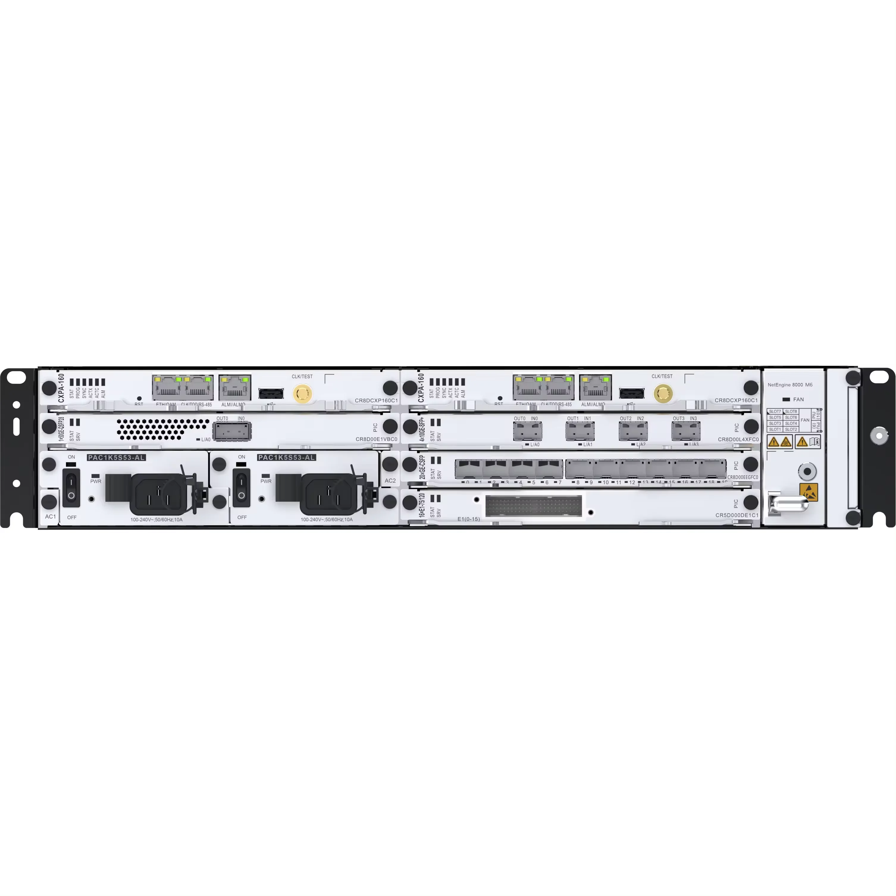 Netengine 8000 M6 Router - High-Performance Integrated DC Chassis