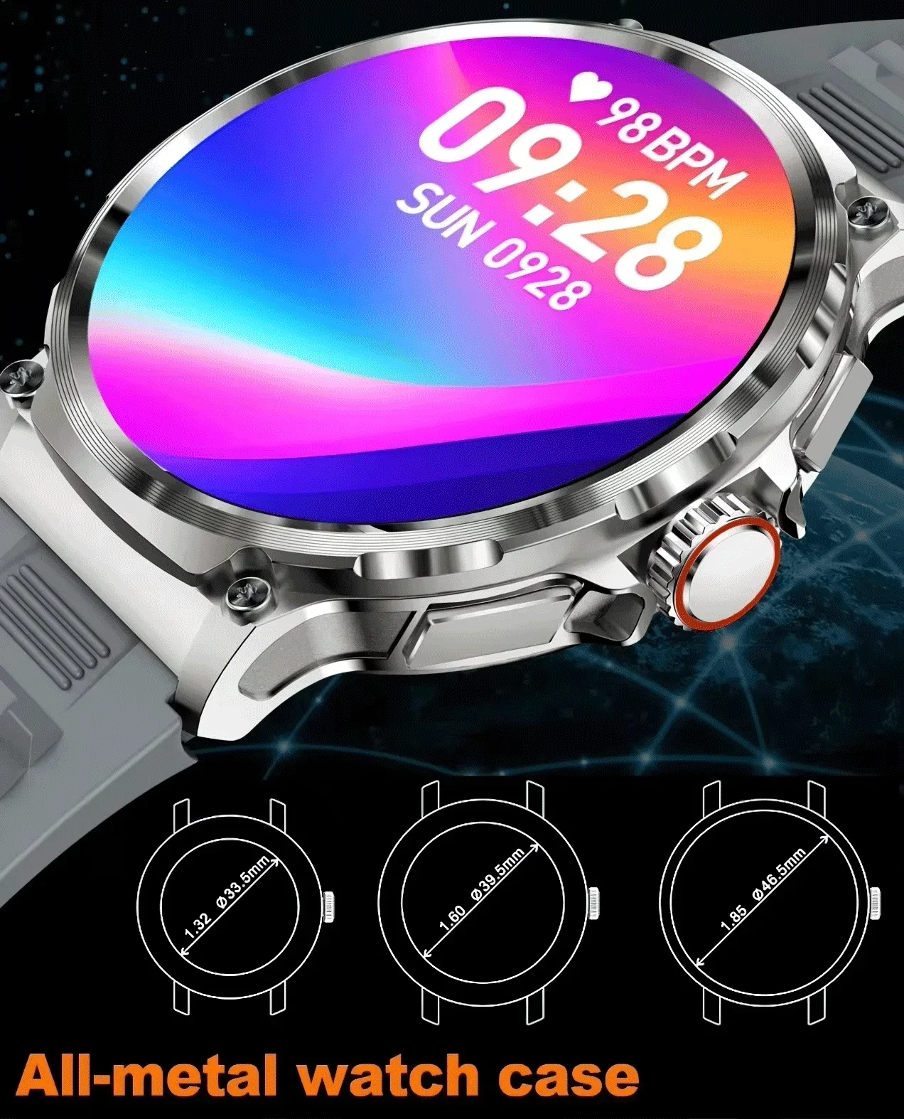 1.95inch Screen Smartwatch Waterproof Memory 3+32G Android 8.1 Video ...