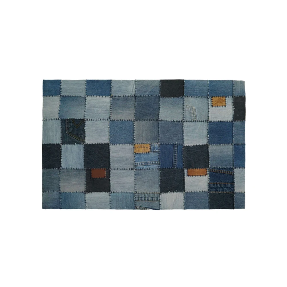 New Arrival Denim Patch Carpet Cotton Living Room Home Hotel Carpets ...