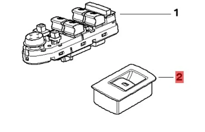 Right Front Window Elevator Switch 61316945876,Suitable For Bmw X6 E71 ...