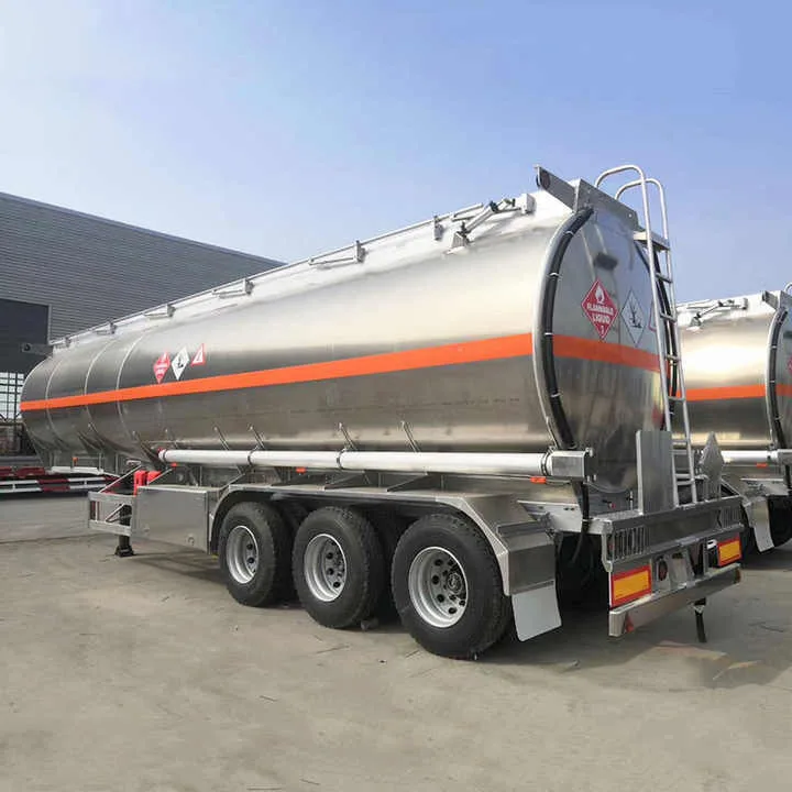 Chemical Or Fuel Tanker Semi Trailer Liquid Liquefied Gas Semi Trailer ...