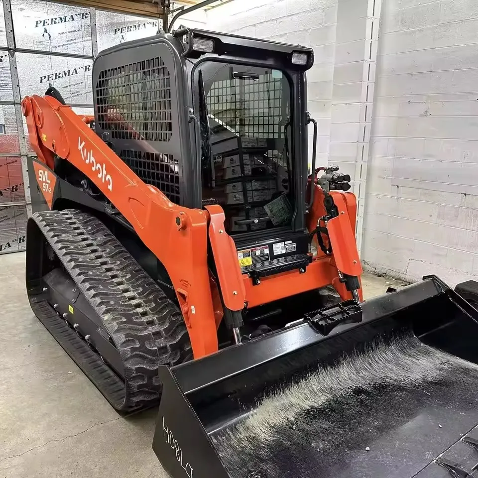 Kubota Svl95-2s Skid Steer Backhoe Loader Small Mini Loader Skid Steer ...