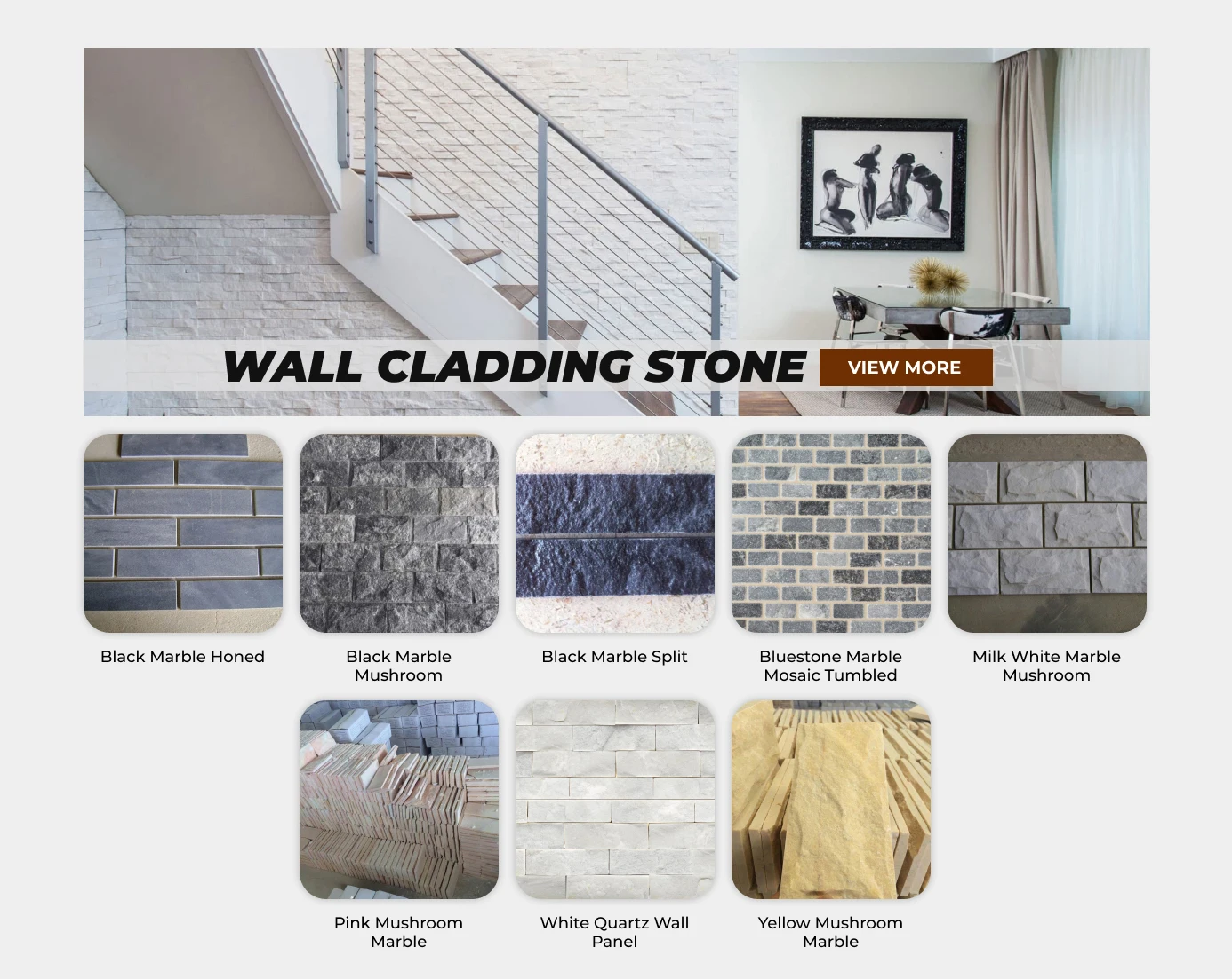 Wall Cladding Stone - Black Marble Split 10x20x1.5cm (code As008) - Buy ...