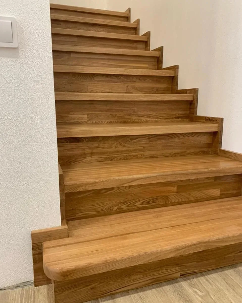 Thai Teak Finger-jointed Stairs Risers (unfinished) 16 X 200 X 1000 ...