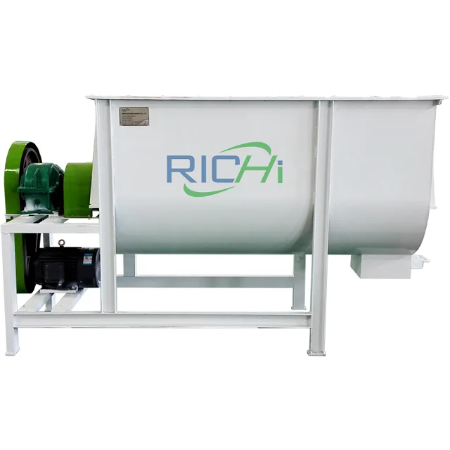 2 Ton/hour Horizontal Animal Poultry Cattle Feed Grinder Mixer ...