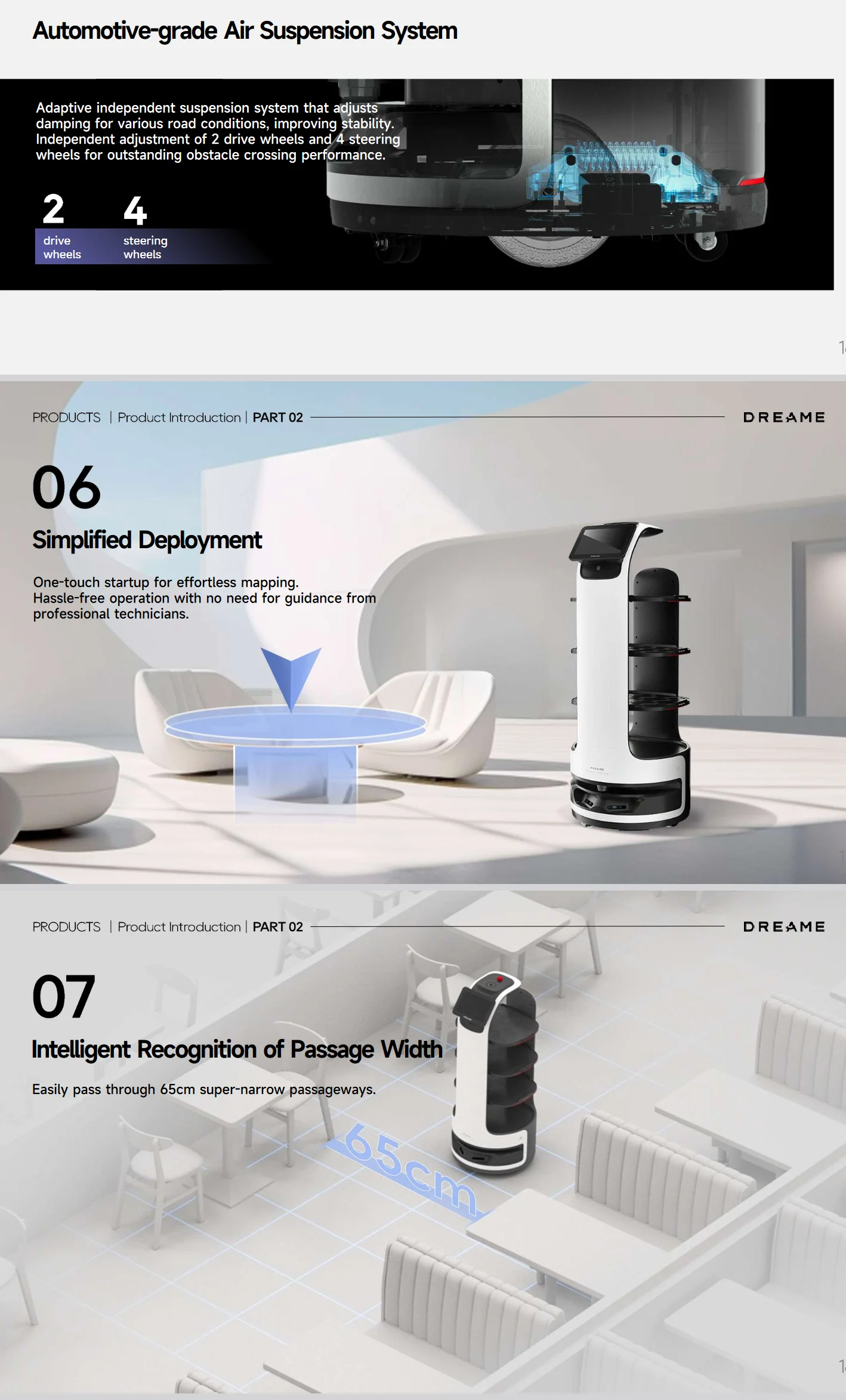 Smart Food Delivery Robot - Efficient Restaurant Service