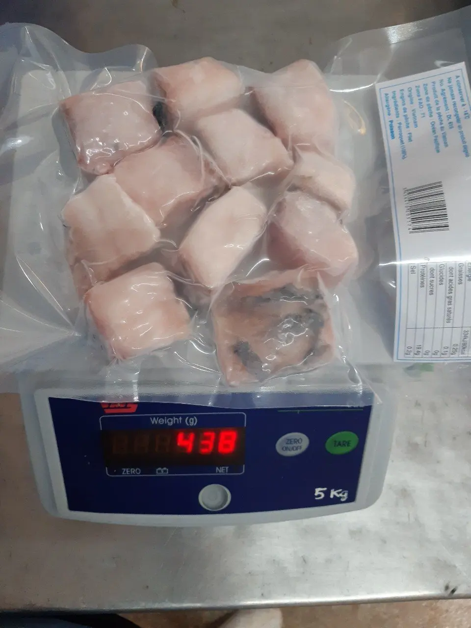 20kg Bulk Packaging Sliced Shape New Top Iqf Block Freezing Method ...