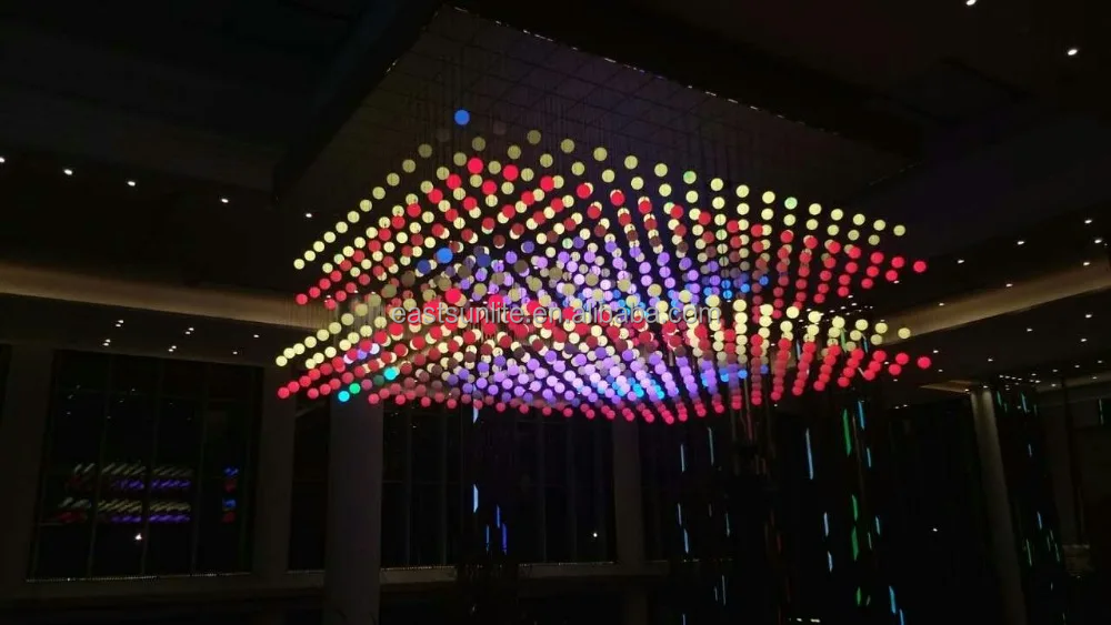 Orbisfly DMX Winch Led Kinetic Lighting for Stage Decor