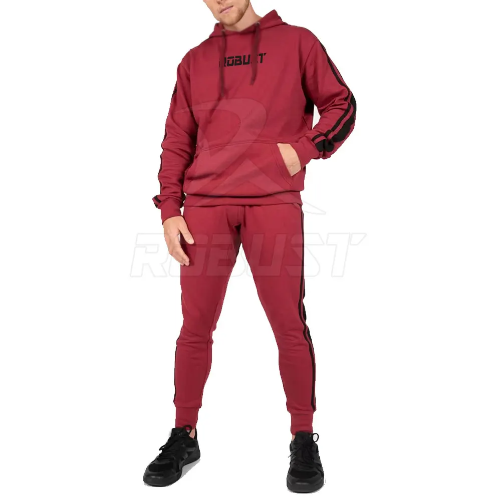 Men Sportswears Gym Fitness Tech Fleece Training Tracksuits Two Piece ...