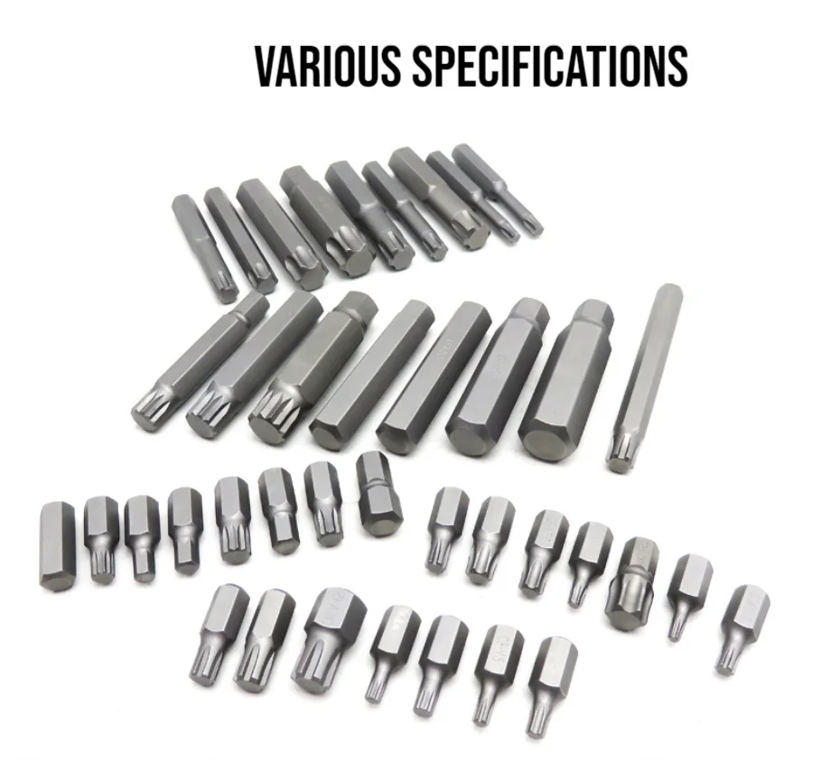 Multi-purpose Sizes 54PCS Spline Hex Torx Security CRV Torx Screwdriver ...