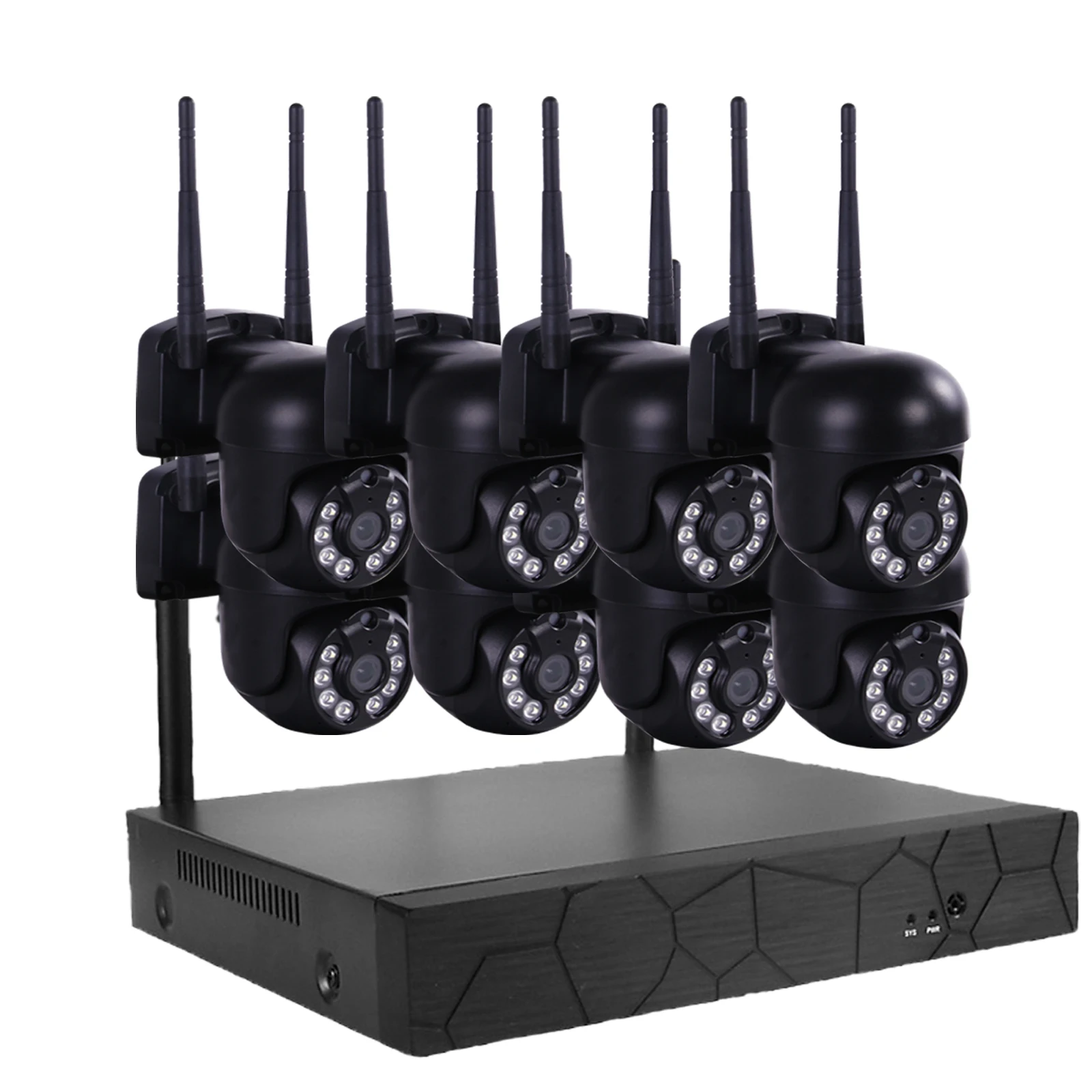 H.265 3mp Hd Wireless Cctv System Two Way Audio Waterproof Ptz Wifi Ip ...