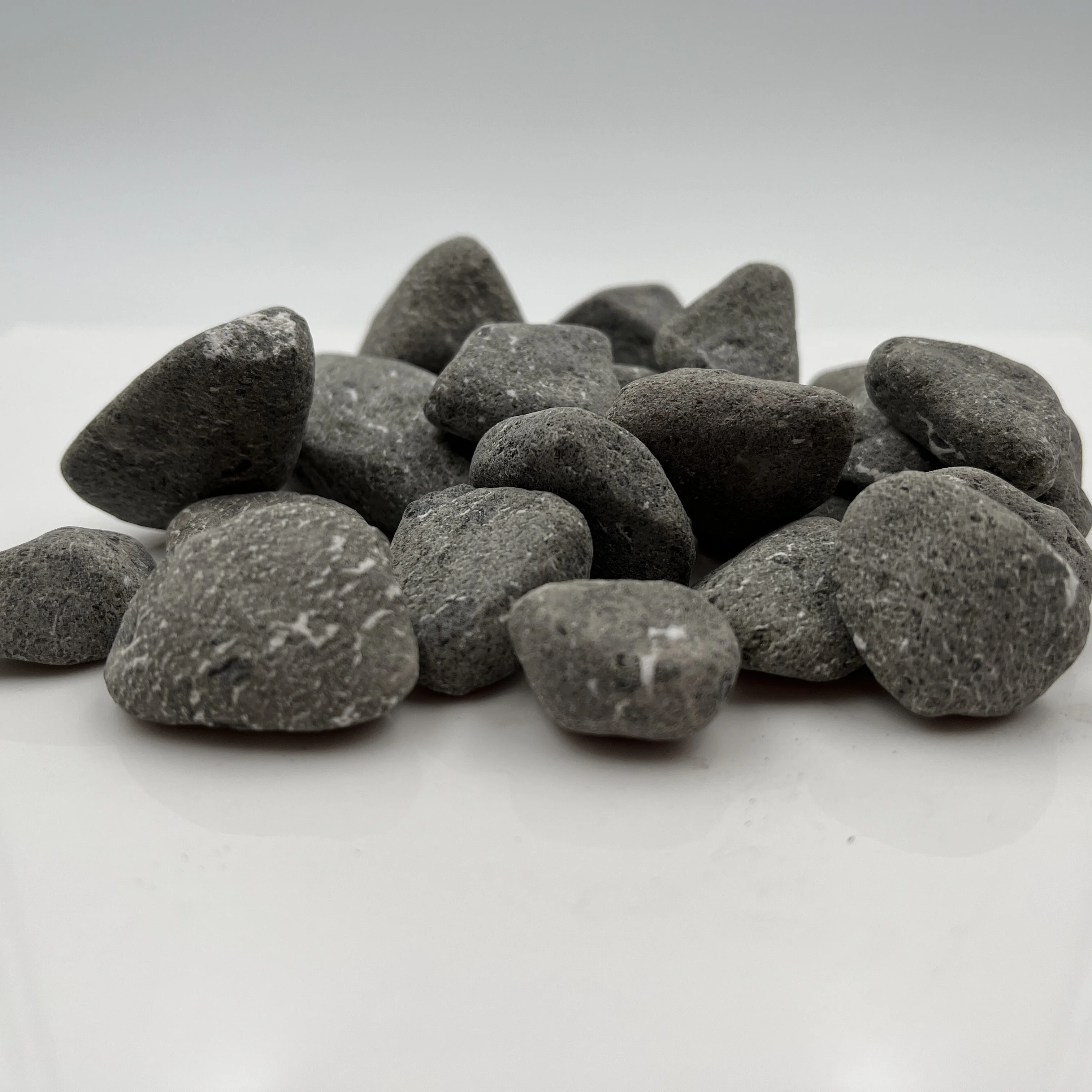 Dark basalt Pebbles Black stone for garden landscaping| Alibaba.com