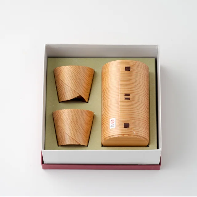 Japanese GIfts Natural Cedar Craft Wooden Handmade Sake Cup Traditional ...