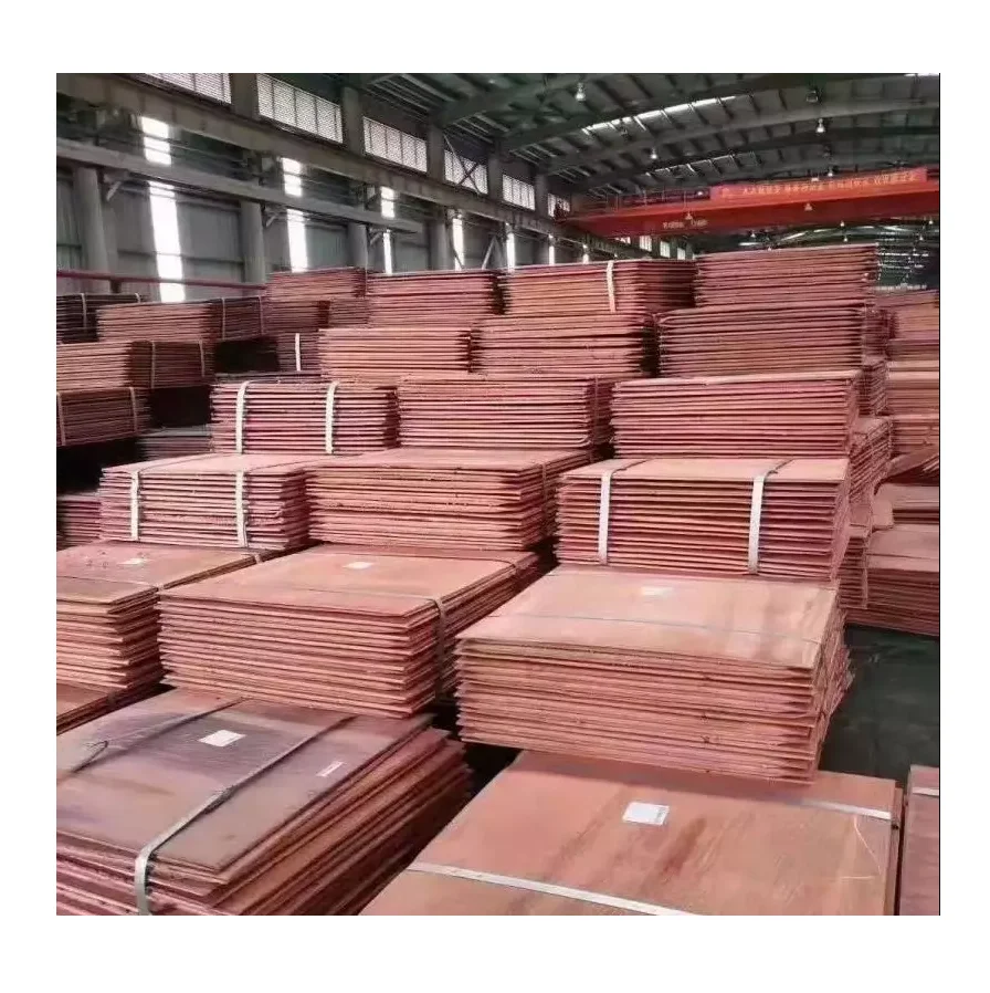 High Purity 99.99% Copper Cathode High Purity Electrolytic Copper ...