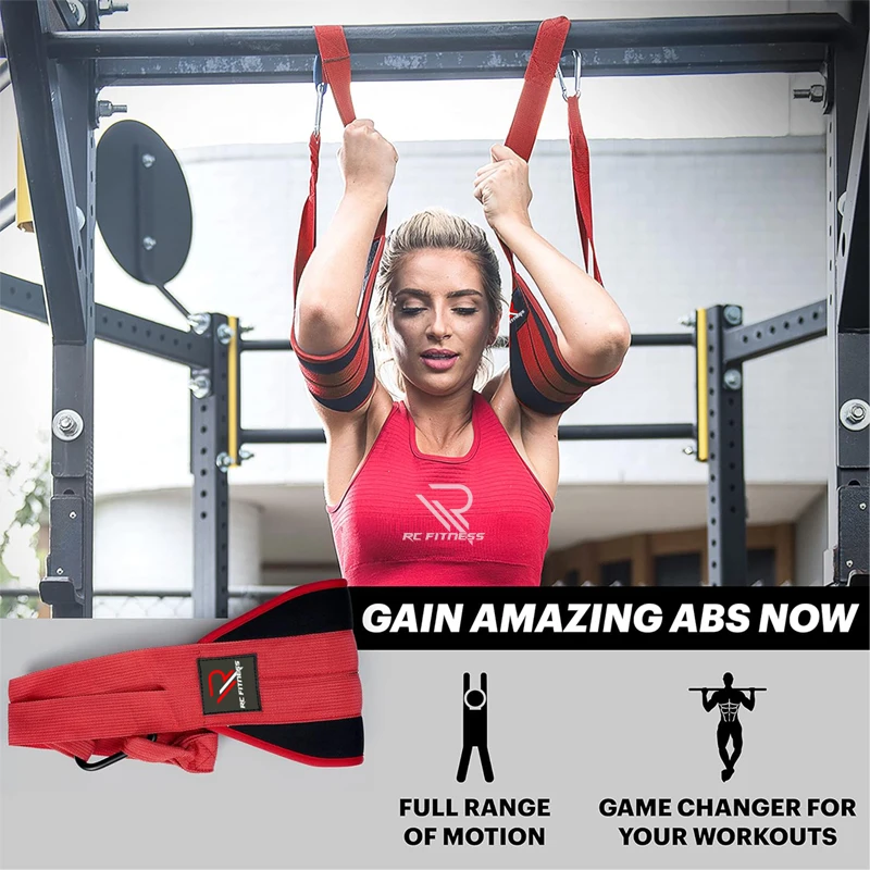 Unique Gym Fitness Perfect Hanging Pull up Bar AB Straps Sling Straps ...