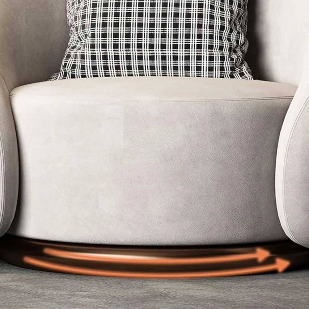 Couch for Living Room Home Leisure Chair Living Room Bedroom Balcony Lazy Fabric Revolving Sofa ...