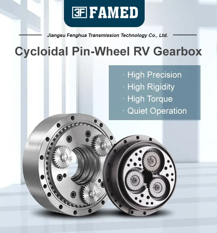 3F ünlü düşük boşluklu Robot ortak Motor redüktörü dişli kutusu RV80E ...