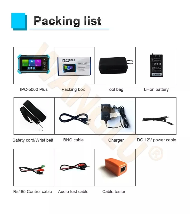 Popular Ipc-5100 Plus Cctv Tester 4k Ip Cvbs Cvi Tvi Ahd 5-in-1 Android ...