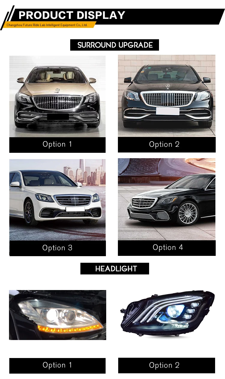 Benz W221 Upgrade to W223 Interior Dashboard Transformation