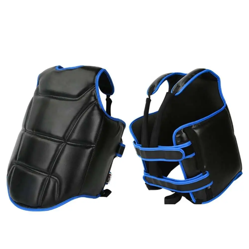 Chest Guard Taekwondo Mma Body Chest Protector Unisex Adults Pu Leather ...