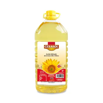 Spanish Premium Quality High Oleic Sunflower Cooking Oil 5 Liter Crag ...