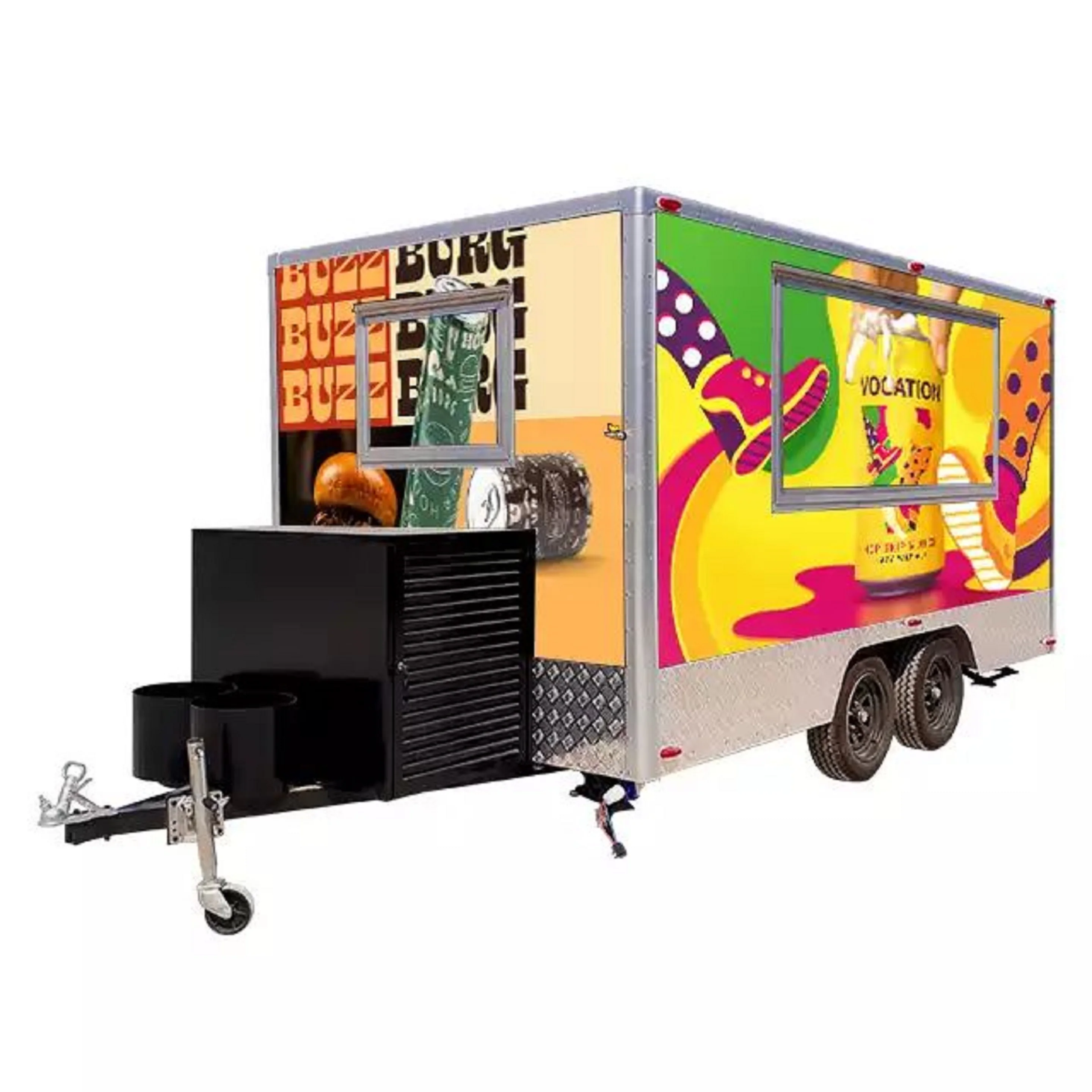 Catering Food Trailer Food Truck Street Snack Mobile Hot Dog Coffee ...
