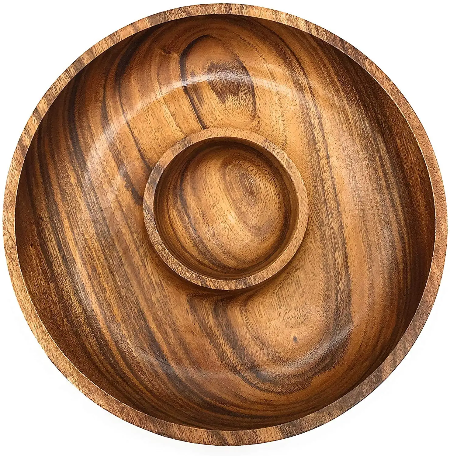 Shop Our Hot Selling Classic Acacia Wood Chip Dip Bowl