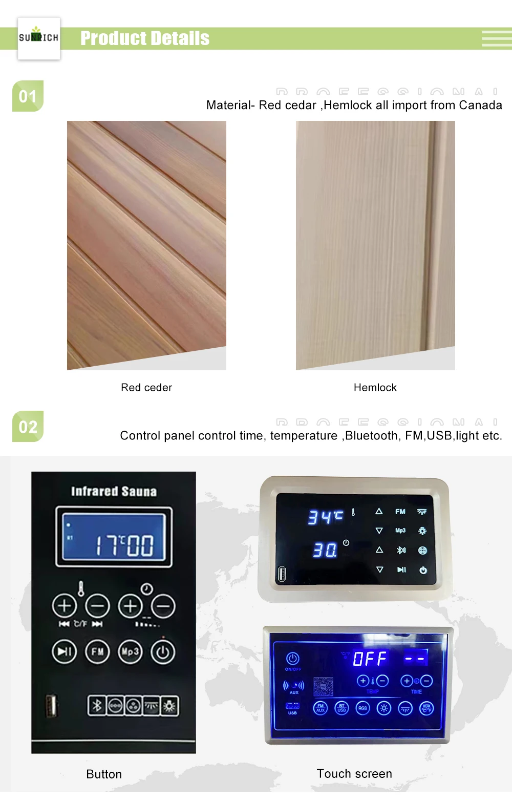 Traditional Steam Canadian Hemlock Barrel Sauna Wood Burning - Buy ...