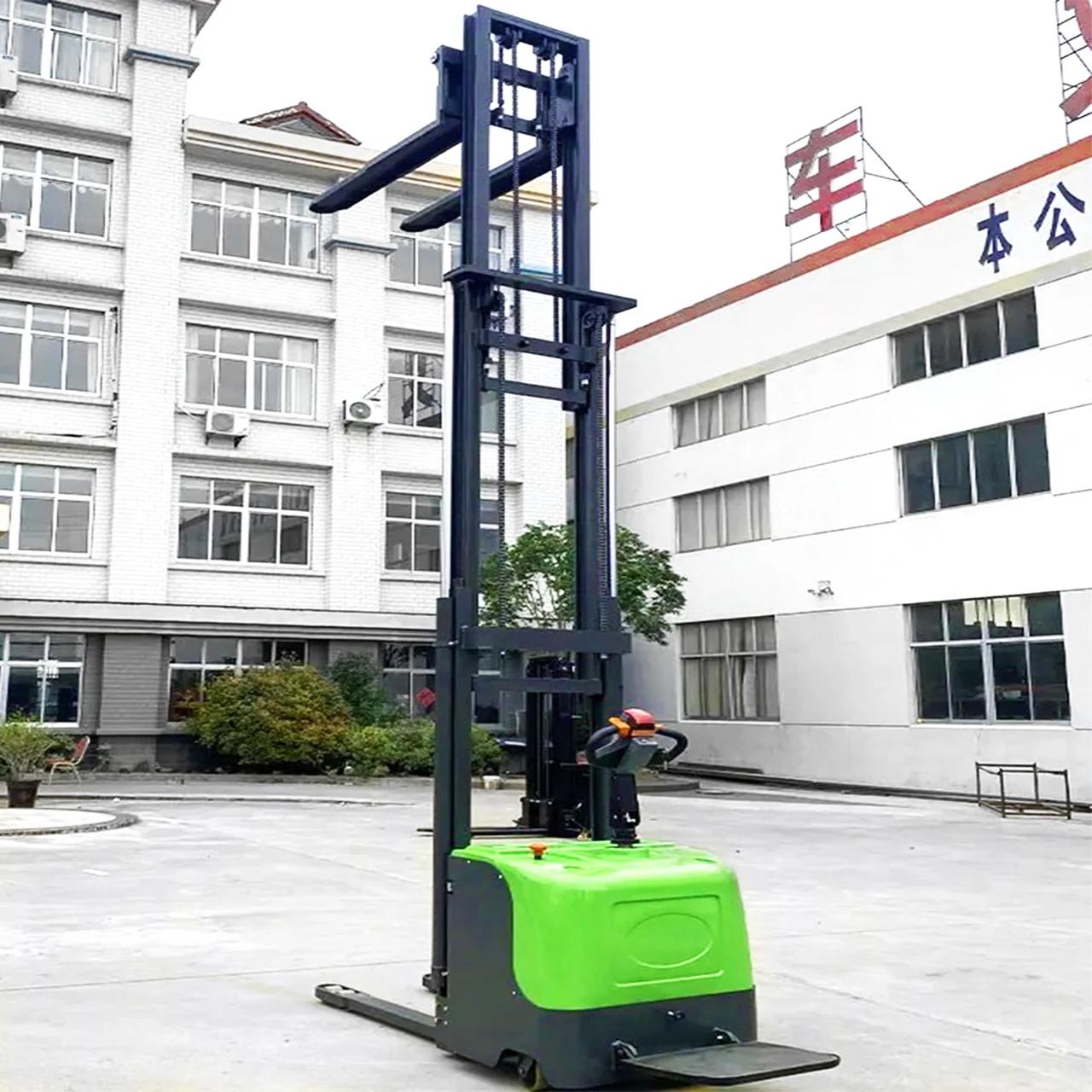 Electric Walkie Stacker Forklift Electric Pallet Stacker Walking Full ...