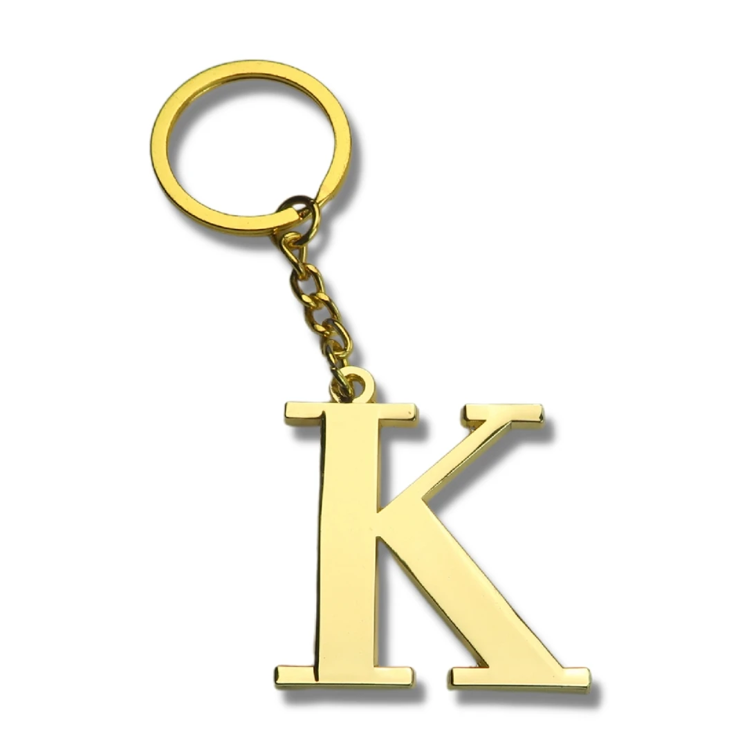 Open Design English Alphabet Letter Keychain Initial - Buy Letter ...