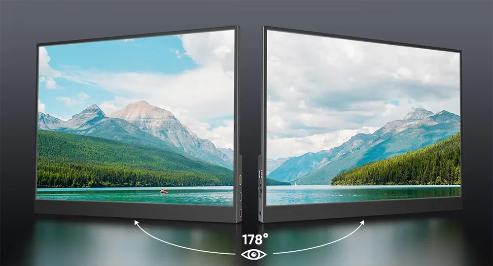 18.5 Inch Portable Monitor - 1080p Touch Screen Gaming