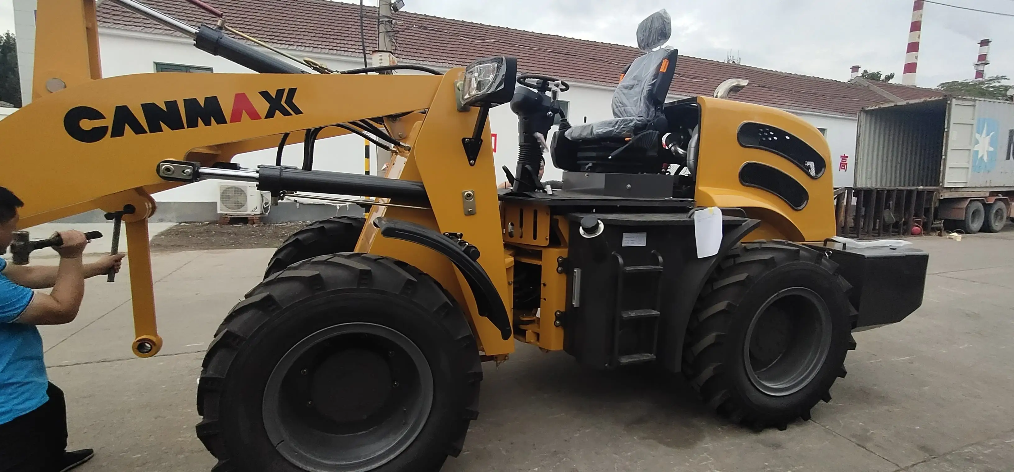 5m Lifting Height Telehandler Wheel Loader Tl2500 Front End Shovel ...