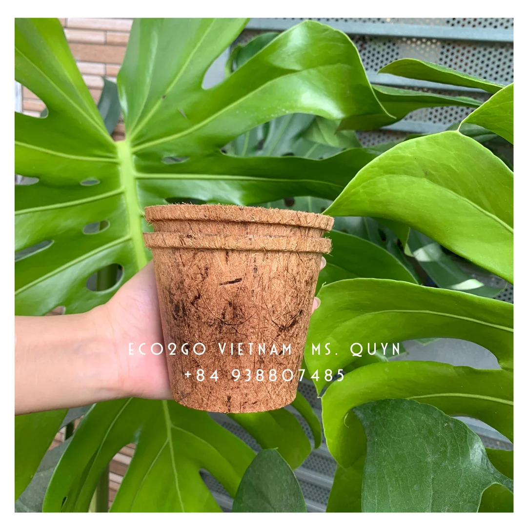 Best Seller Coconut Coir Fiber Pot/ Coconut Fiber Plant Flower Pot With ...