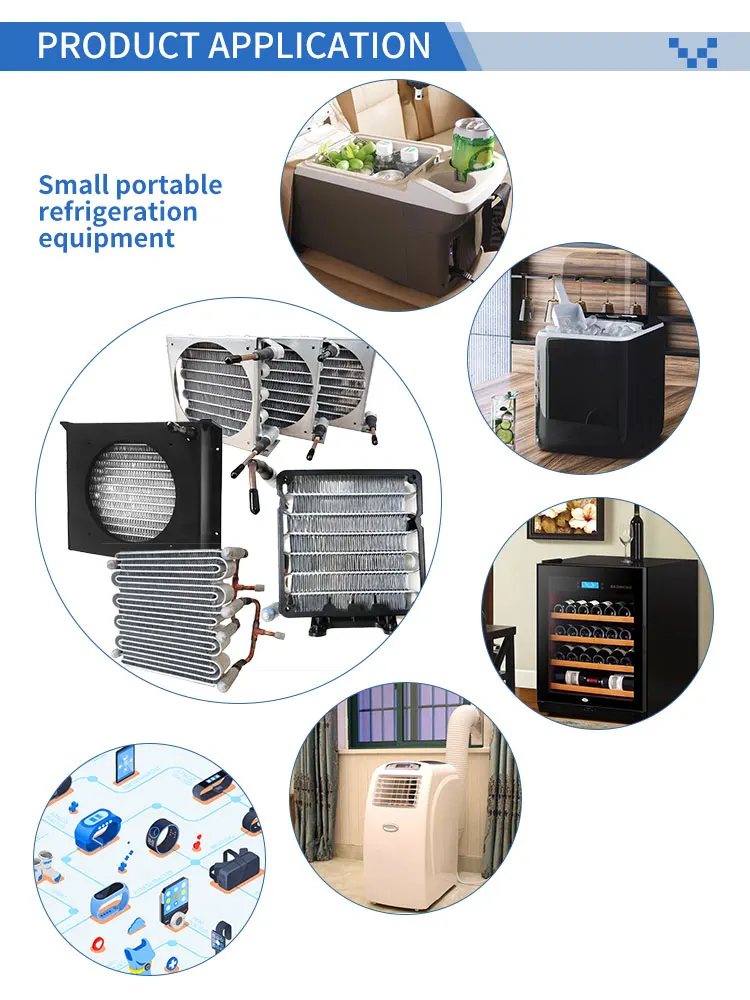 Aluminum Micro Channel Condenser Air Cooled Micro Channel Heat ...