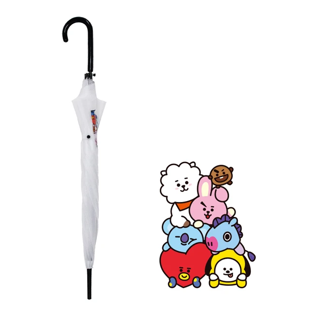 Bts Bt21 Dream Team Eva Character Vinyl Umbrella Kpop Fan Promotion ...