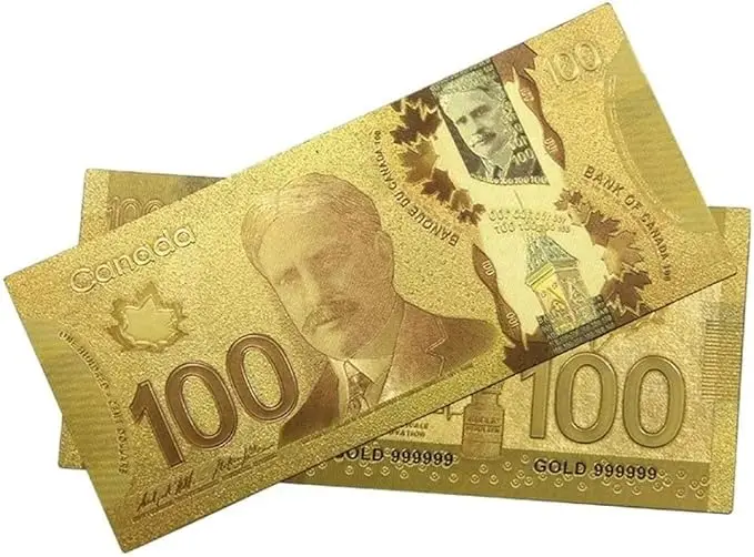 100 Pcs Bill 20 Uk Pound 50 Euro Aged Australian Aud Best Real Canadian ...